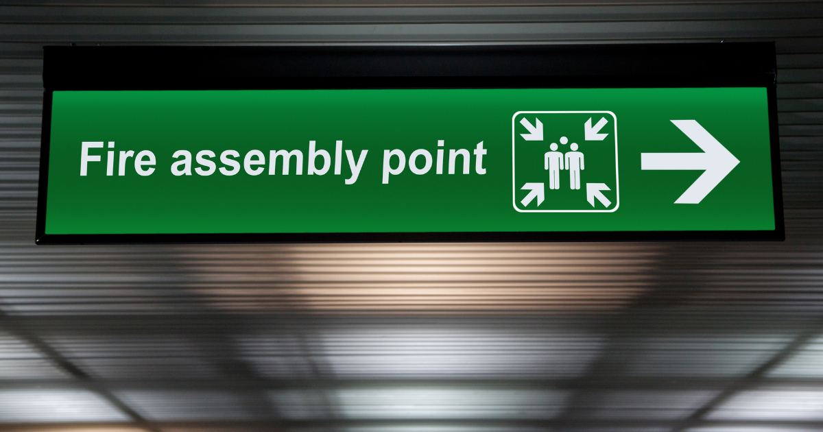 Fire Safety Signs for Arizona Buildings | B&W Fire Security Systems